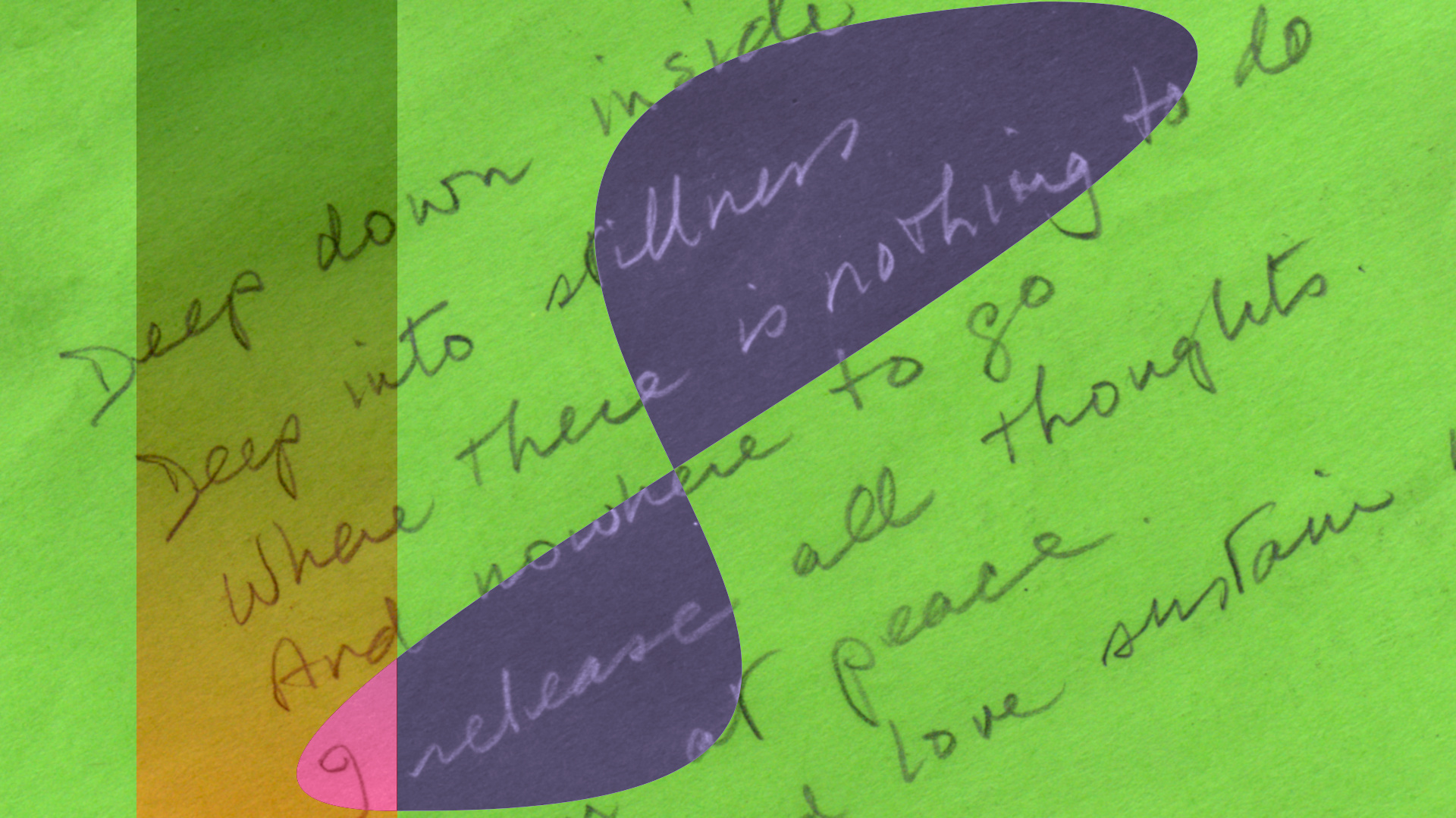 A Spiritual Poem, the accidental gift from a dearly departed teacher